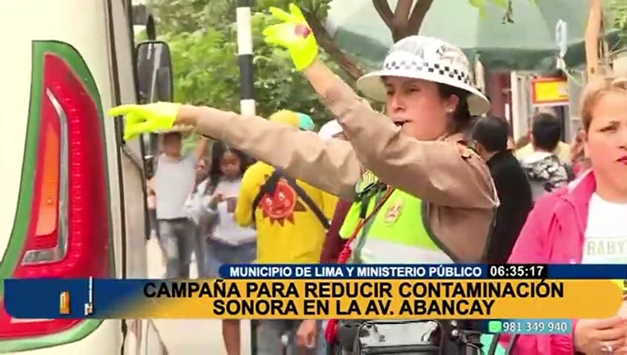 Cercado de Lima: lanzan campaña para reducir contaminación sonora en la ...