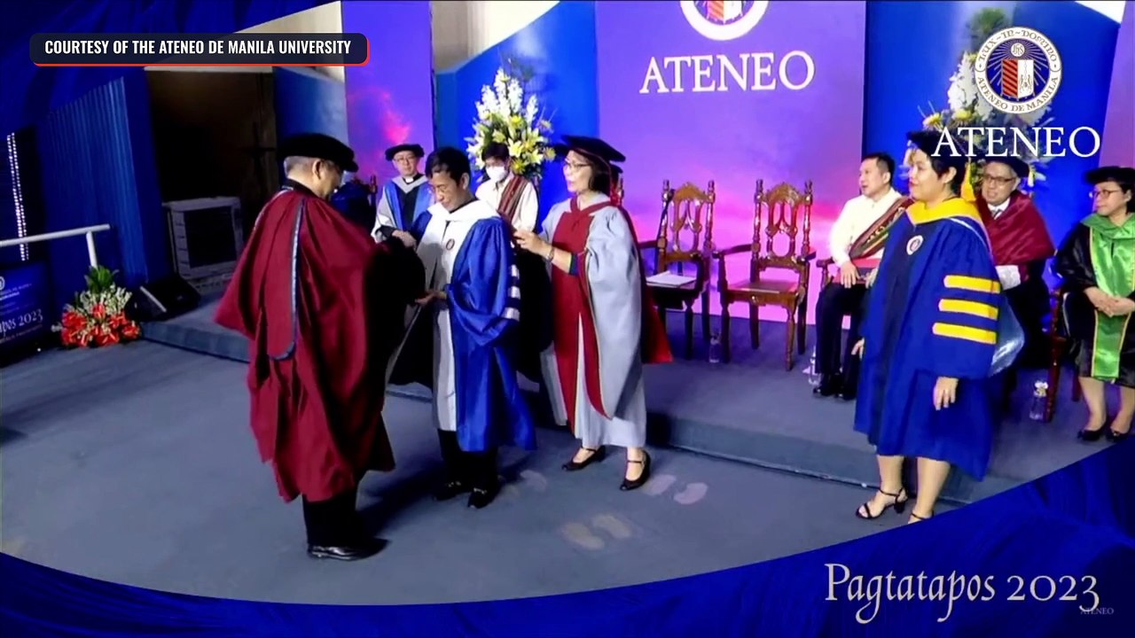 Maria Ressa receives honorary degree from Ateneo, delivers commencement ...