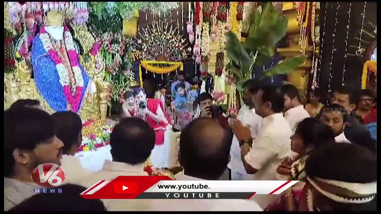 MLA Devi Reddy, Sudheer Reddy Perform Pooja On Guru Pournami In Sai ...