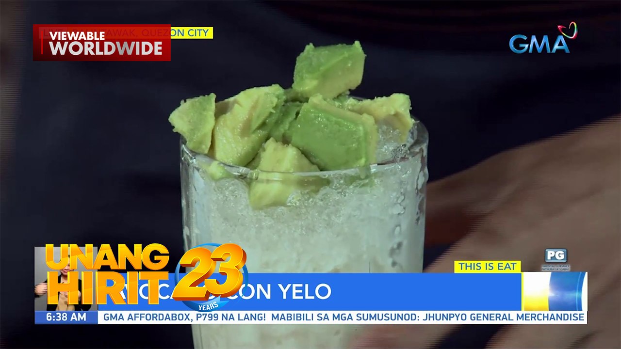 Avocado con yelo at iba pang avocado foods, ating tikman with Chef JR ...