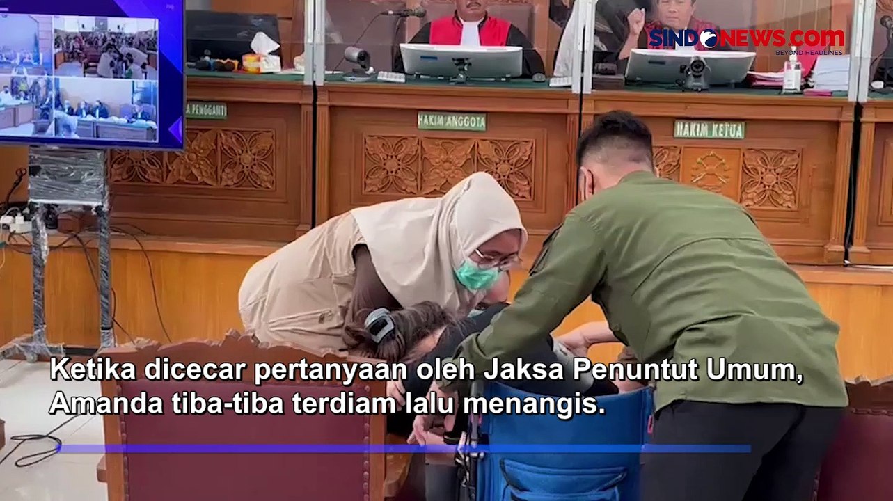 Naik Kursi Roda, Amanda Mantan Pacar Mario Dandy Jadi Saksi Sidang Penganiayaan David Ozora ...