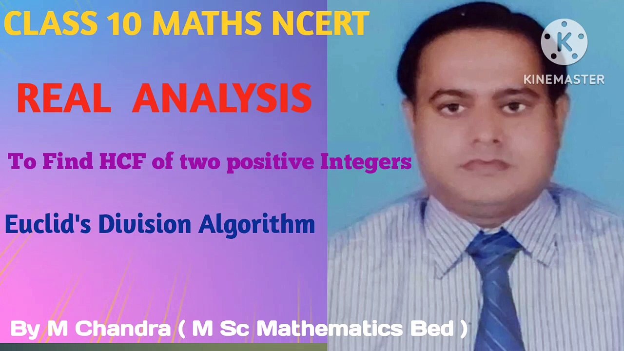 To Find HCF of two positive Integers | Euclid's Division Algorithm | Class 10 HCF |Class 10 ...