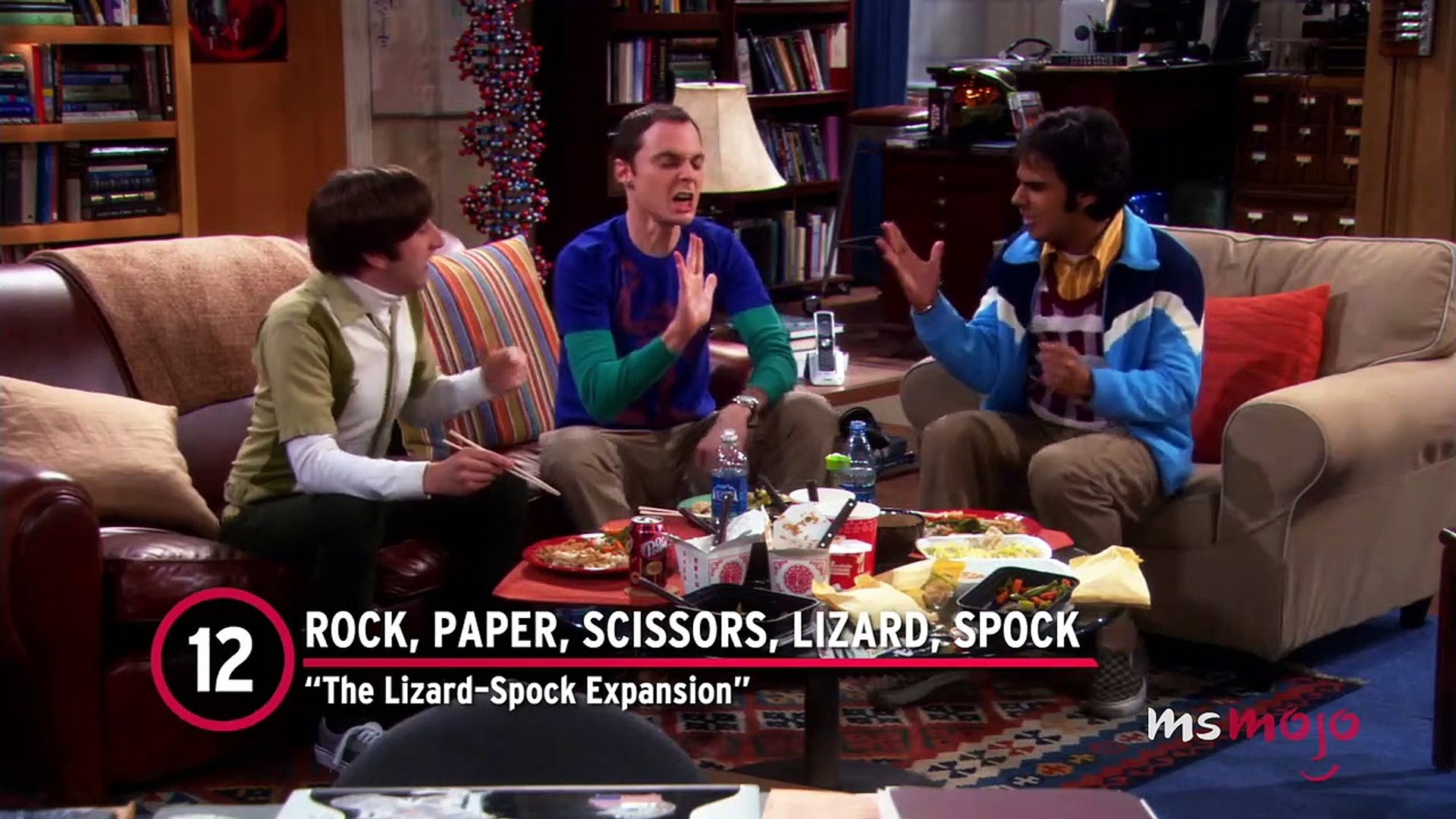 Sheldon Cooper Rock Paper Scissors Lizard Spock