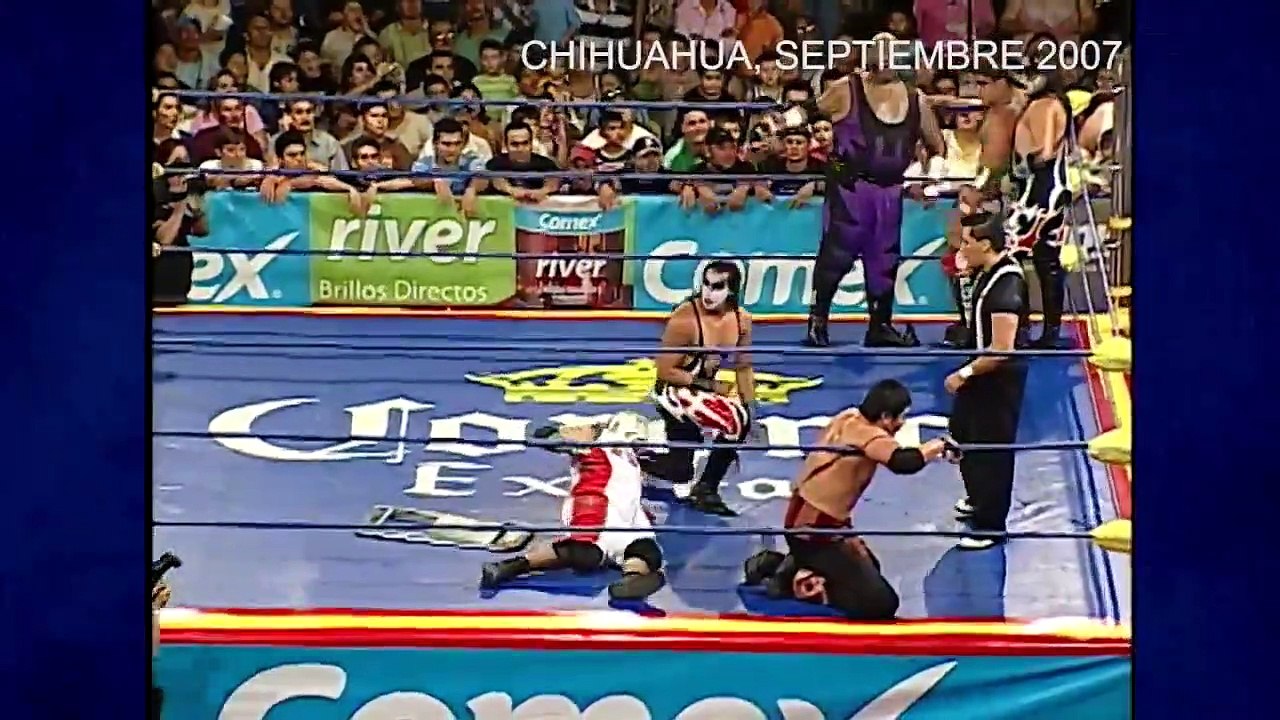 Crazy Boy & Extreme Tiger & Joe Lider & Juventud Guerrera vs Escoria ...