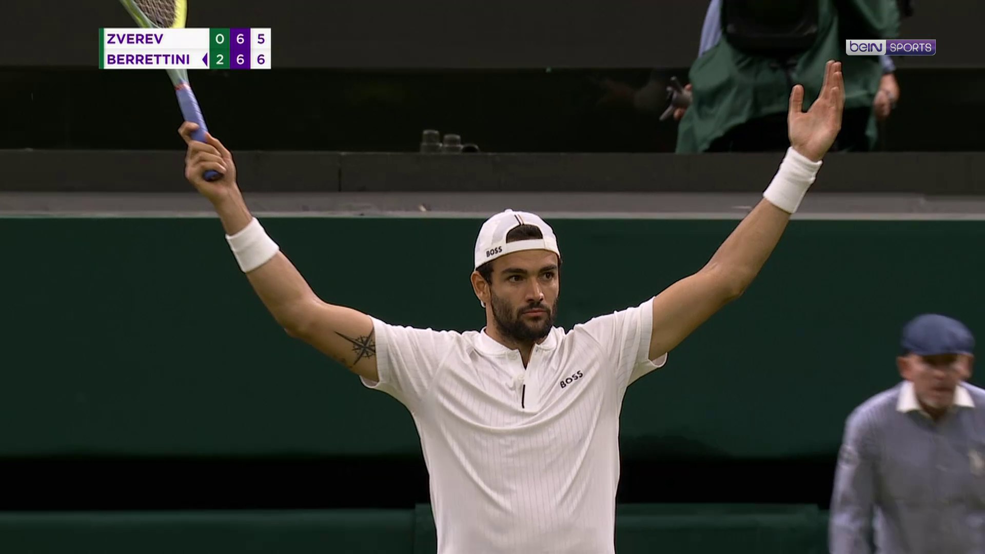 Wimbledon : Matteo Berrettini écarte Alexander Zverev en trois sets | beIN SPORTS