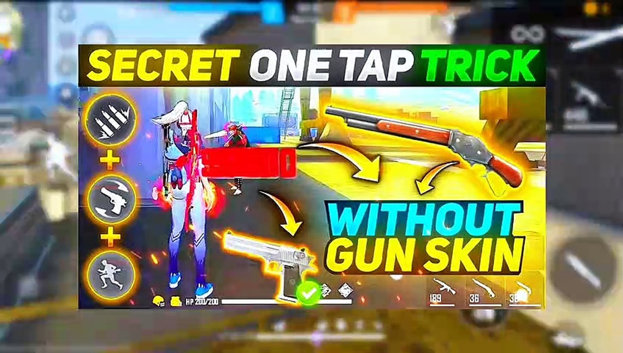 Best One Tap Headshot Trick In Free Fire 2023|Free Fire Desert Eagle Headshot Trick|Bot Sanju ...