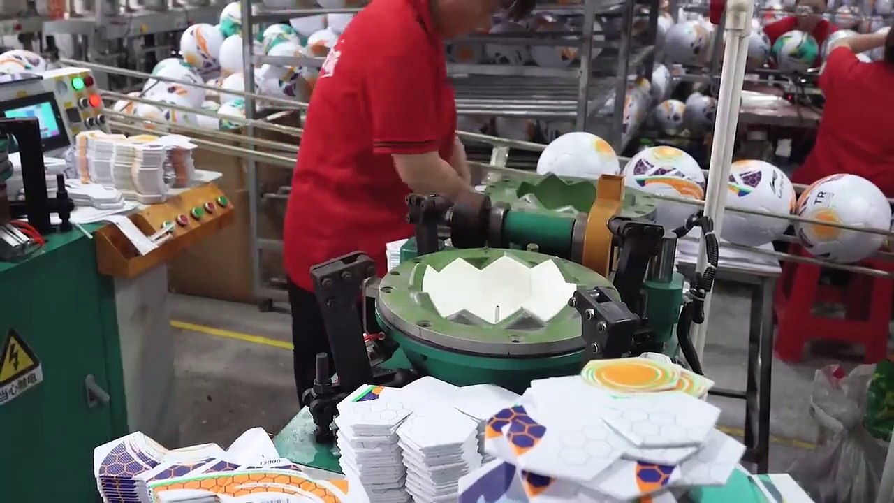How it's made_ Inside the Mass Production of Soccer Balls. - video ...