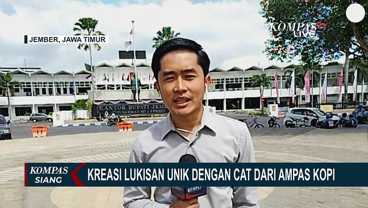 Kreatif! Seniman Ini Buat Lukisan Unik Menggunakan Cat dari Ampas Kopi ...