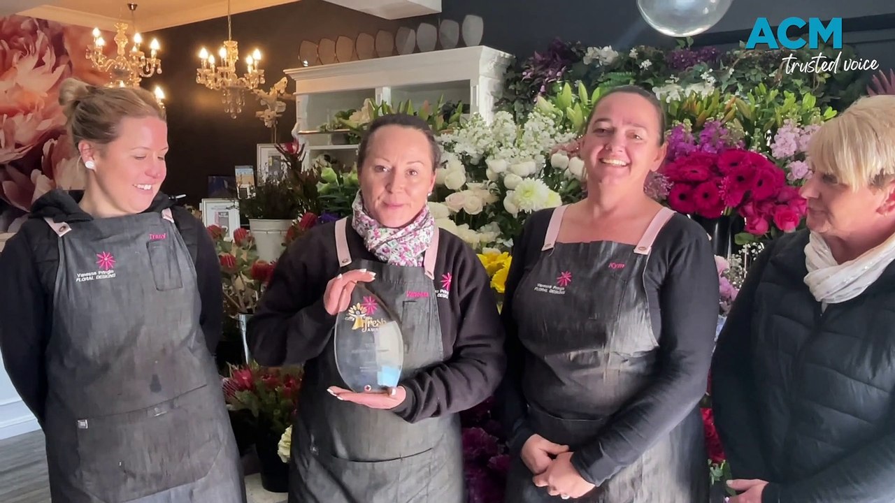 Vanessa Pringle Floral Designs wins florist of the year - video Dailymotion