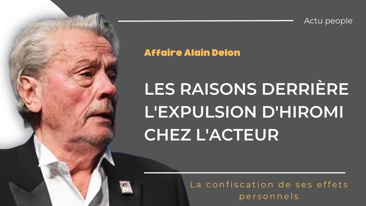 Affaire Alain Delon : Hiromi Rollin privée de ses effets personnels ...