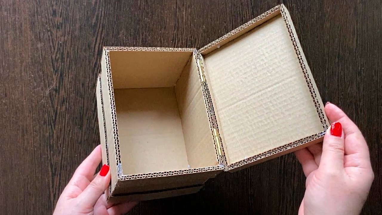 DIY Beautiful cardboard box | Cardboard idea - video Dailymotion