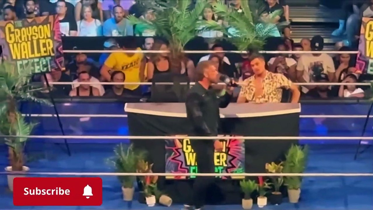 Edge challenges Grayson Waller during WWE Smackdown Sep 2023 - video ...