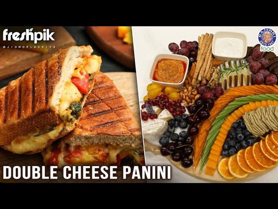 How To Make Double Cheese Panini Sandwich | Italian Sandwich | Rajshri ...