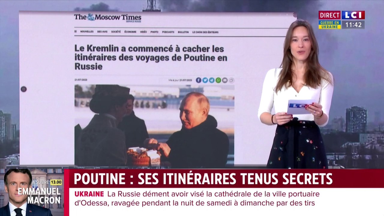 Poutine : ses itinéraires tenus secrets - Laura Pouget sur LCI (24/07 ...