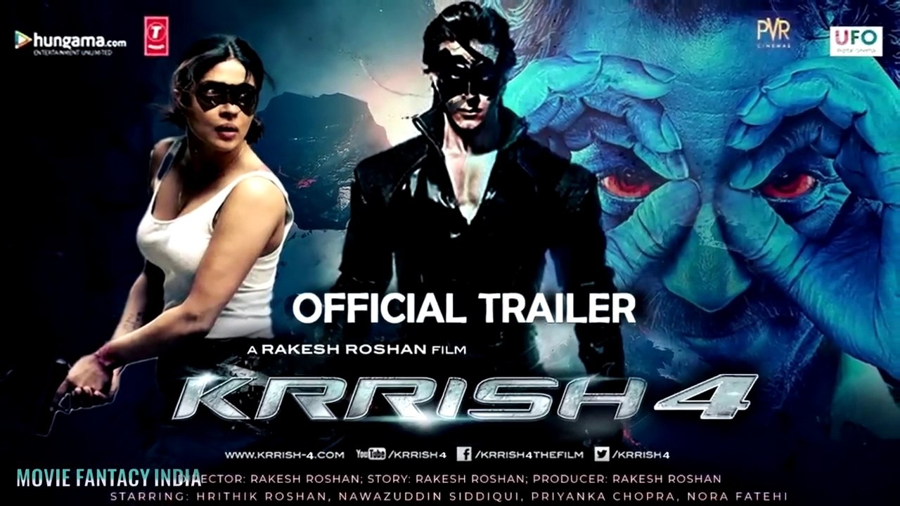 KRRISH 4 - Official Trailer _ Hrithik Roshan _ Tiger Shroff _ Amitabh ...