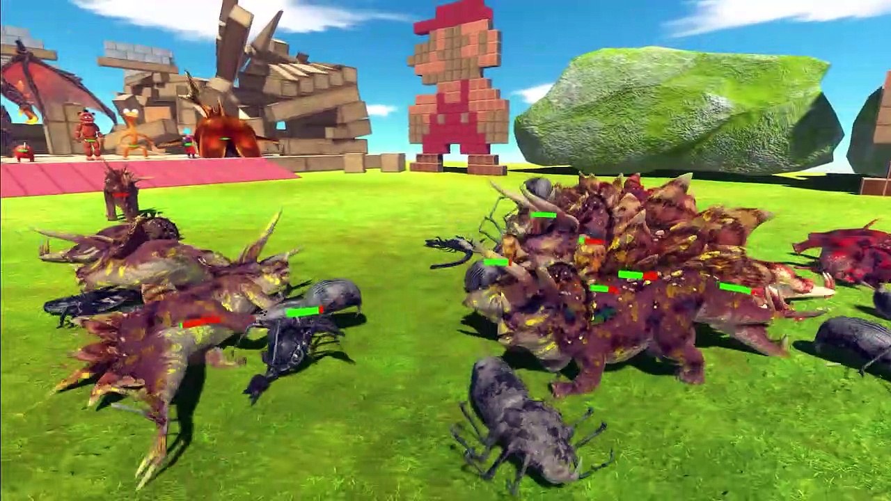 Orange War - Orange Team VS Dark Team - Animal Revolt Battle Simulator ...