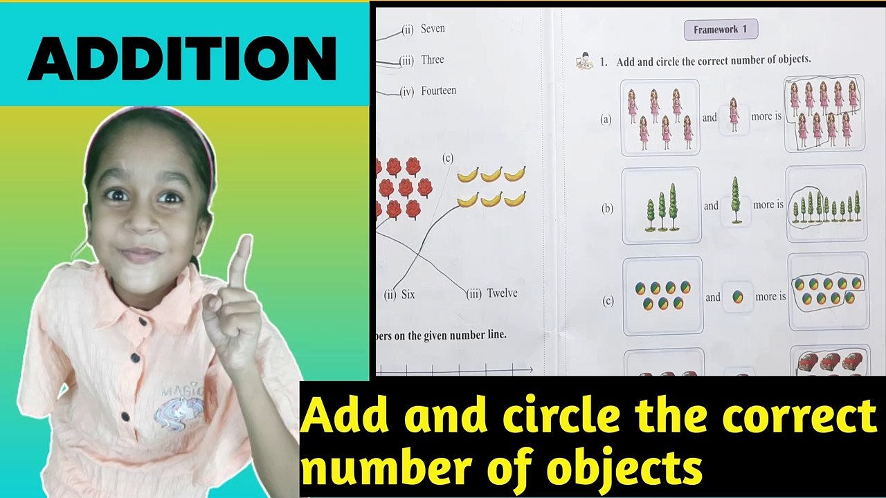 count the picture and draw the circle, circle the group that has more ...
