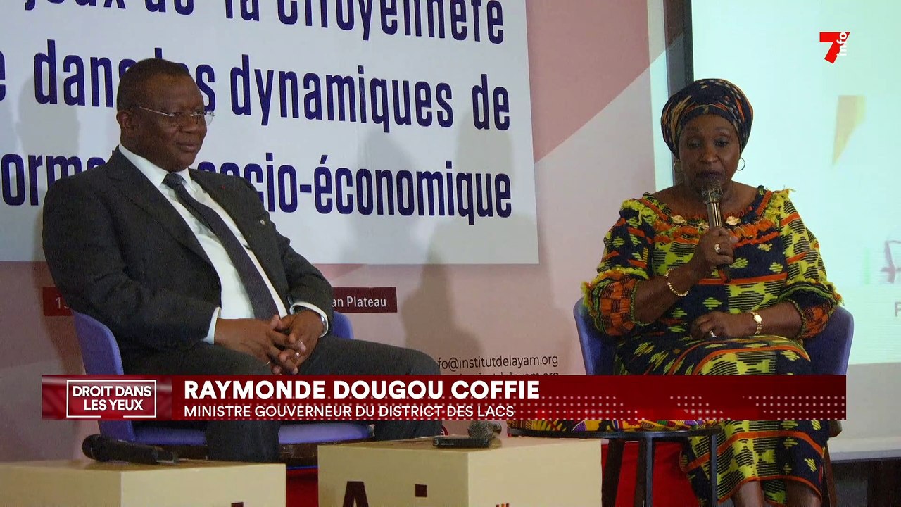Entretien avec les ministres Raymonde Goudou Coffie, Amadou Coulibaly ...