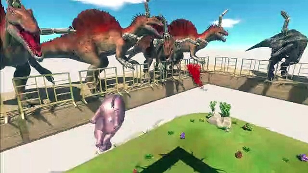 Harpoon Dinosaurs Catches Every Units - Animal Revolt Battle Simulator ...