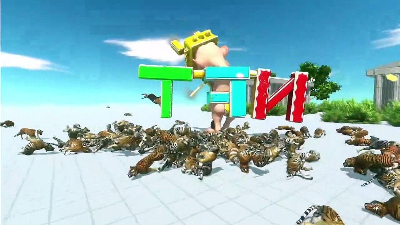 Giant Crypto Bro NFT vs 100 ALL Animals - Animal Revolt Battle ...