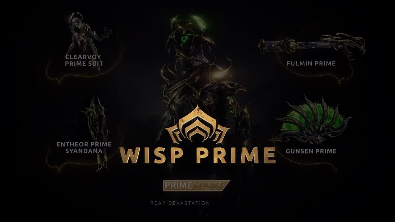 Warframe Wisp Prime Access Coming July 27 PS - video Dailymotion