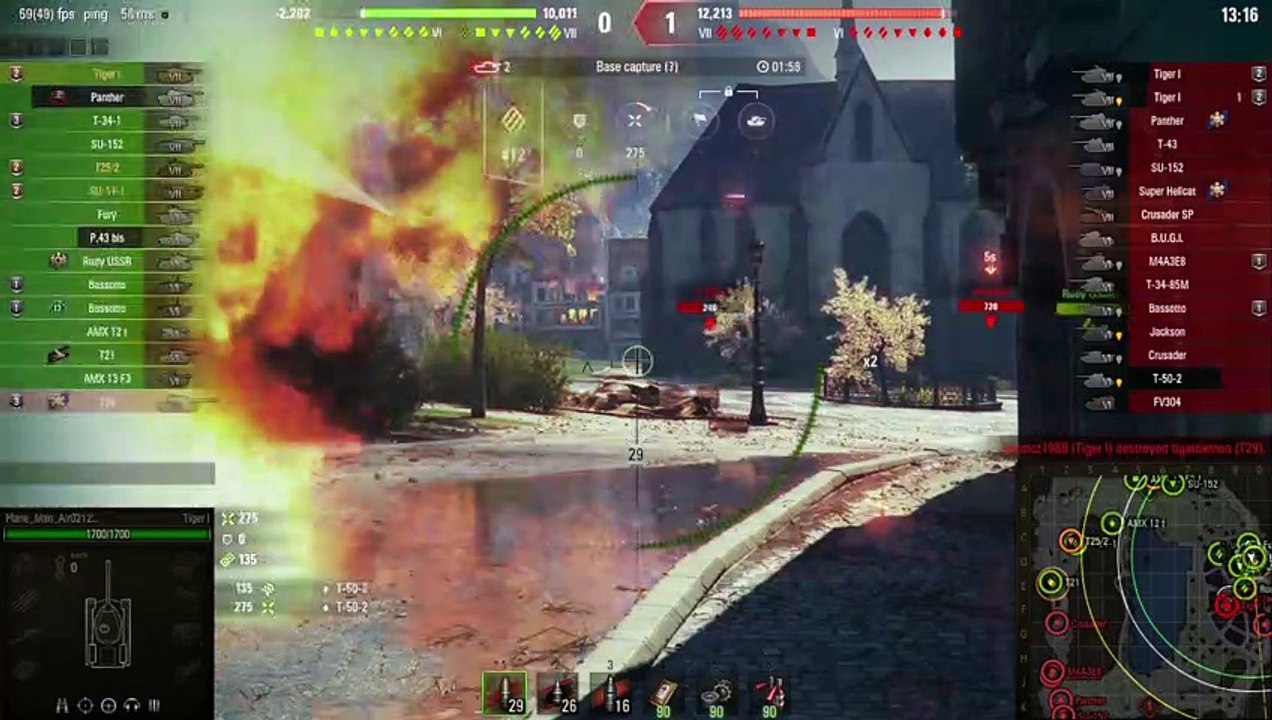 [ wot ] TIGER I 威猛的虎王崛起！ | 9 kills 5.7k dmg | world of tanks ...