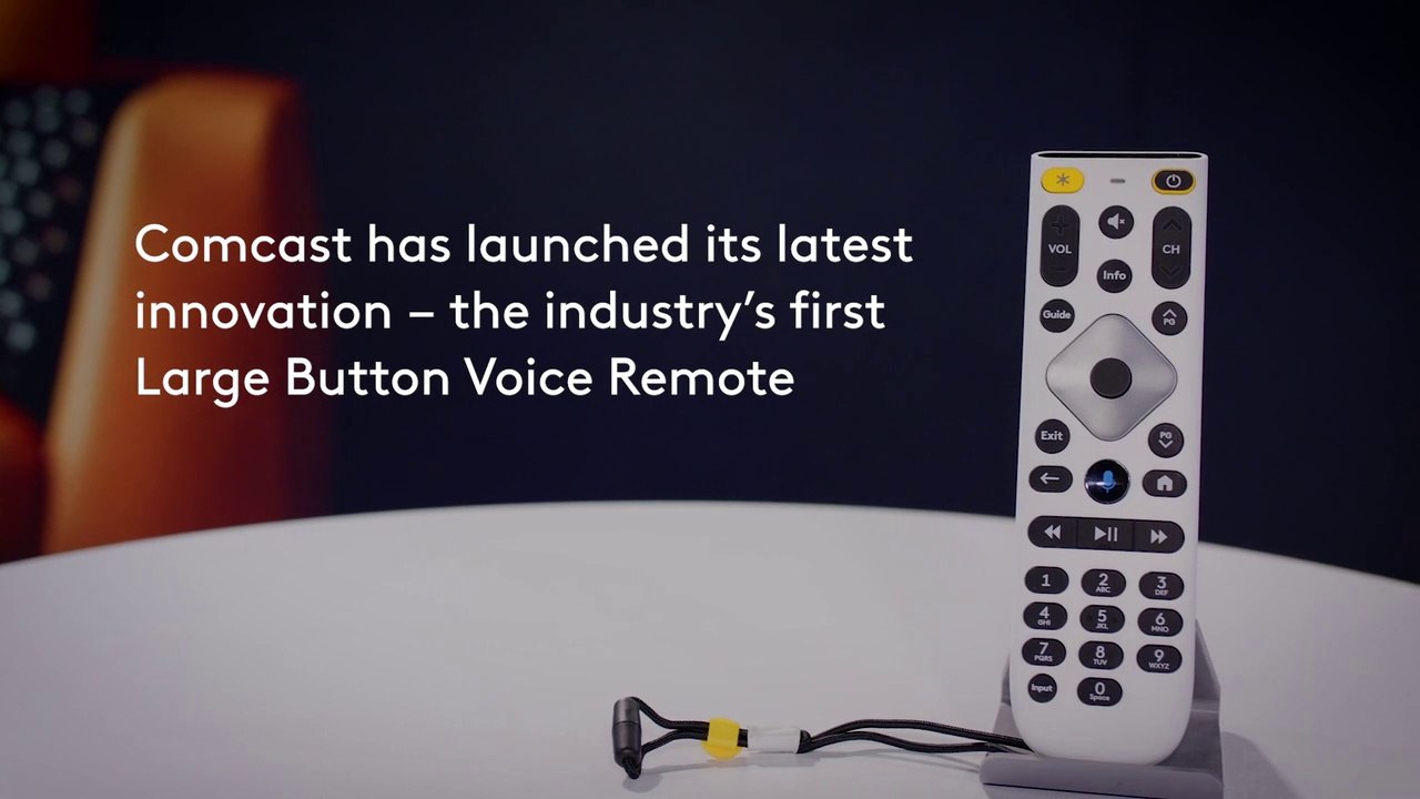 Rogers Xfinity large button voice activated remote control - video ...
