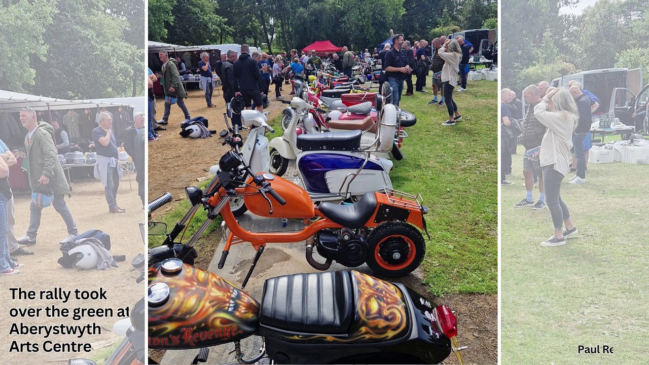 Welsh National Scooter Rally in Aberystwyth - video Dailymotion