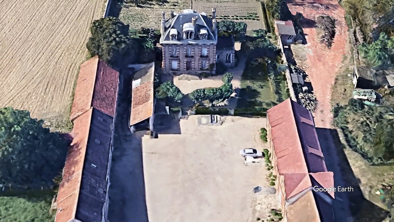 Survol de la Ferme de Marolles - Vidéo Dailymotion