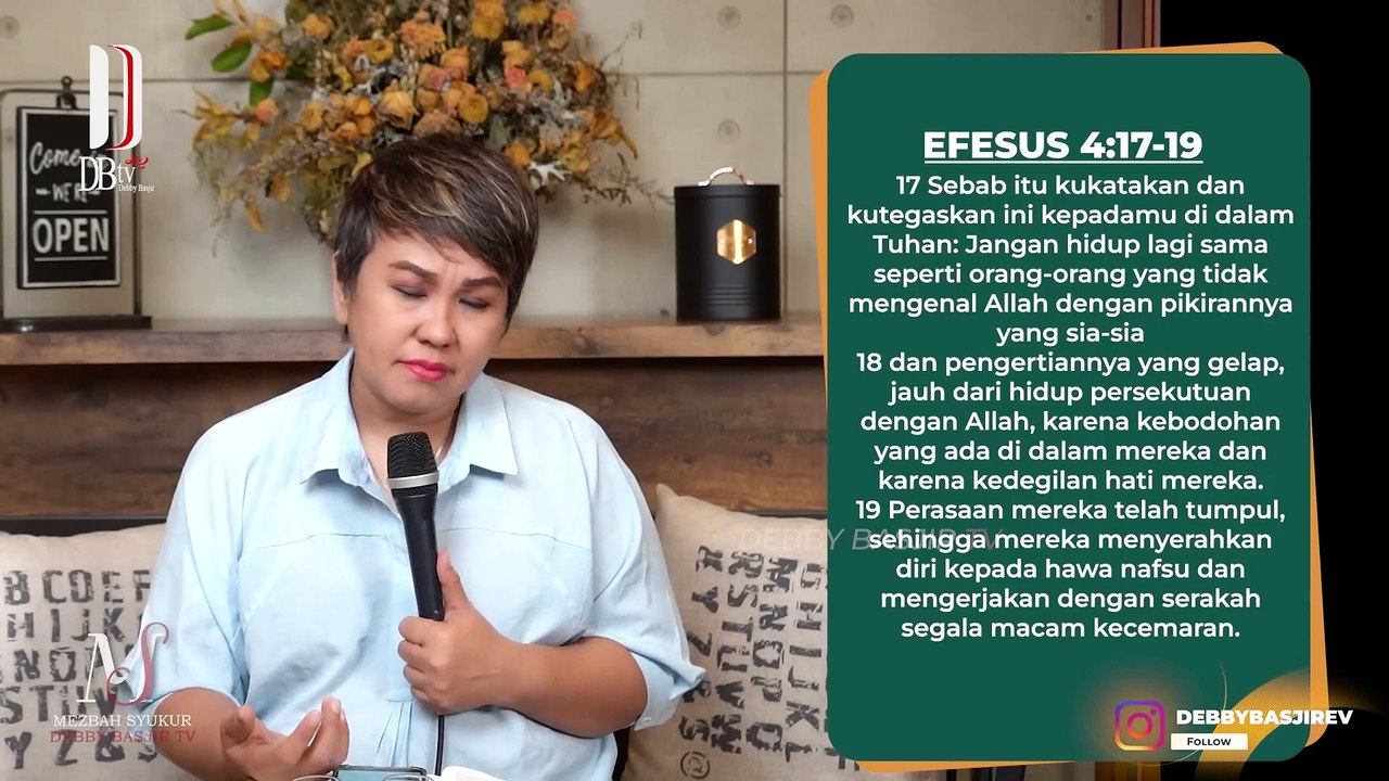 Efesus 4 ayat 17 - Debby Basjir #debbybasjir - video Dailymotion