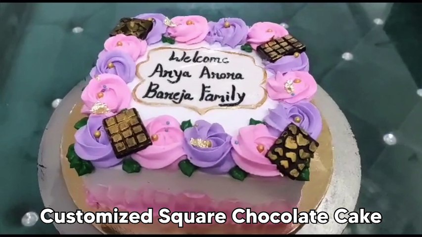 Simple Square Cake Decorating Ideas