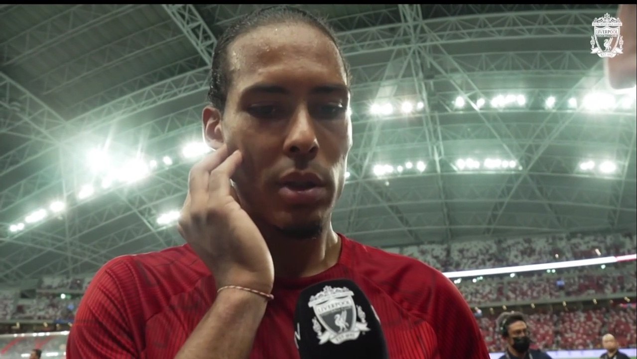 van Dijk: 'There were so many good moments, especially with the ball ...
