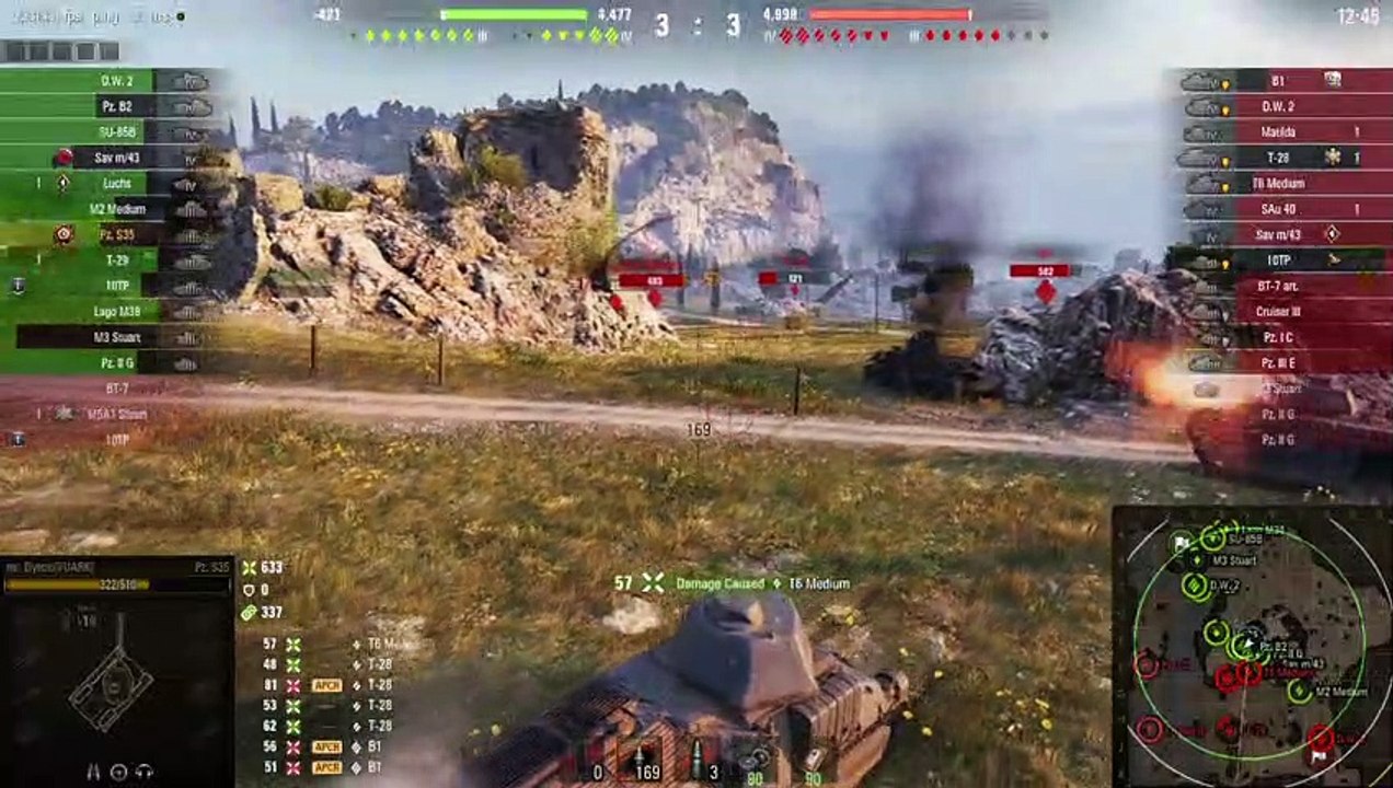 [ wot ] PZ.KPFW. S35 739 (F) 戰場上的法國鬼影！ | 8 kills 2.6k dmg | world of tanks | @pewgun77 ─影片 ...