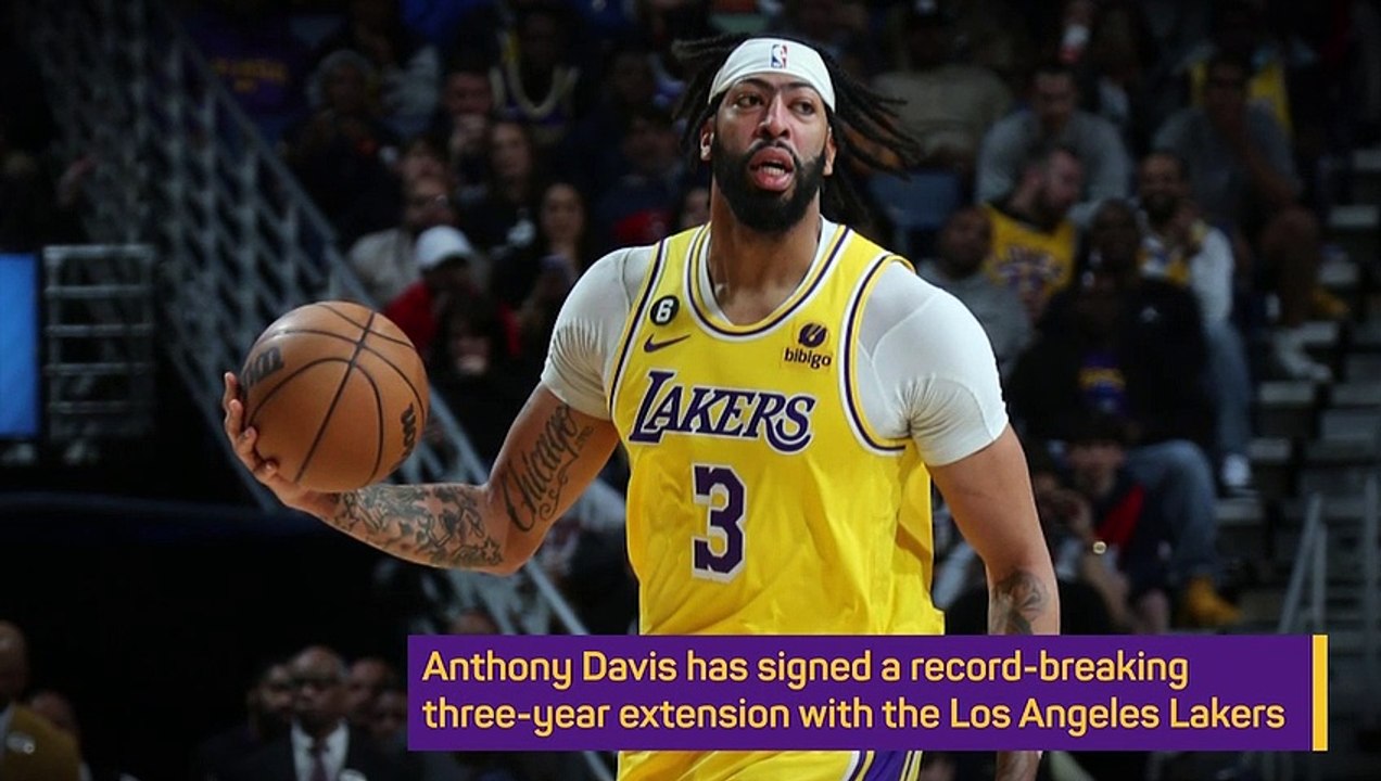 Breaking News - Anthony Davis signs record-breaking Lakers extension ...