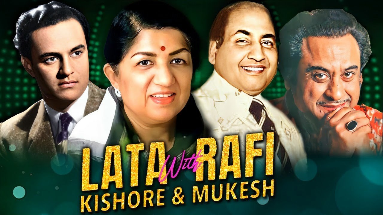 Lata Mangeshkar With Rafi Kishore And Mukesh Playlist Old Melody Songs ...