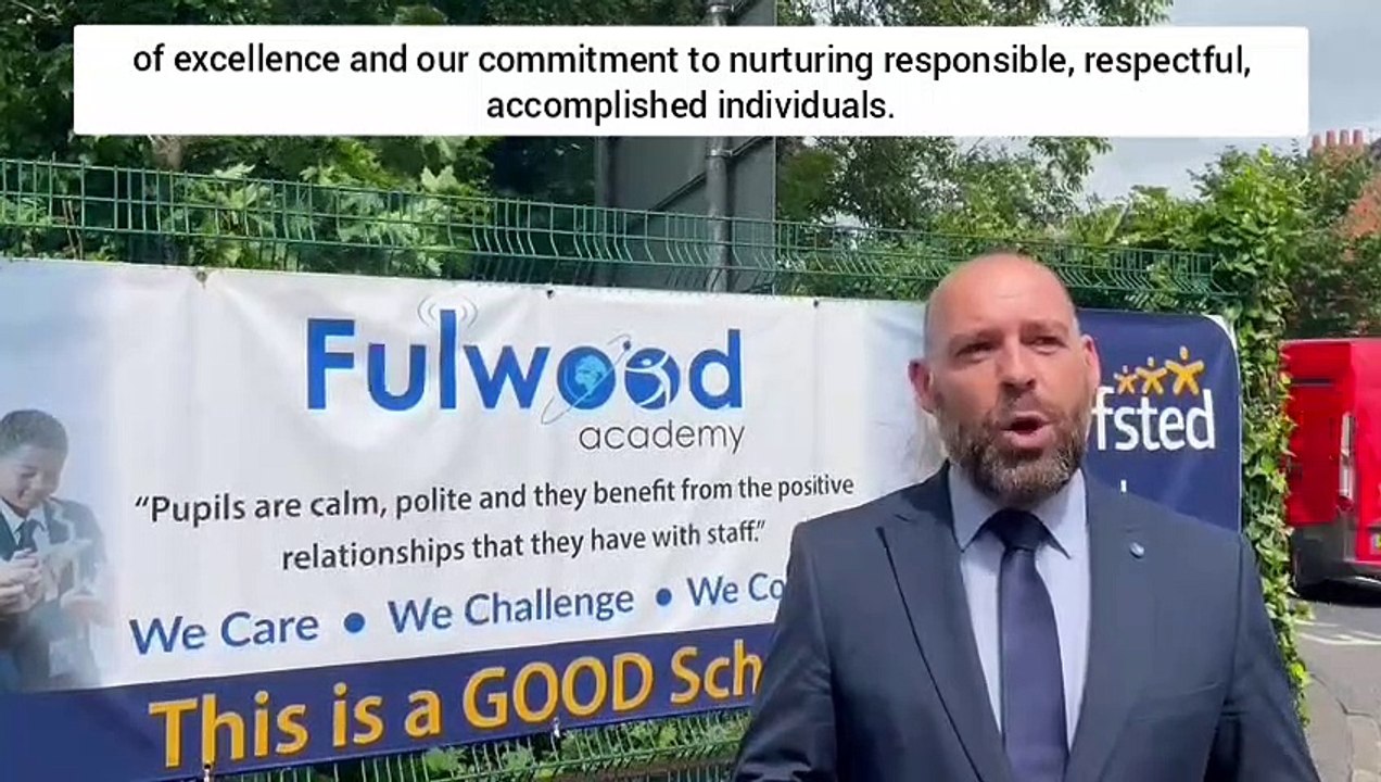 Fulwood Academy celebrate Ofsted success - video Dailymotion