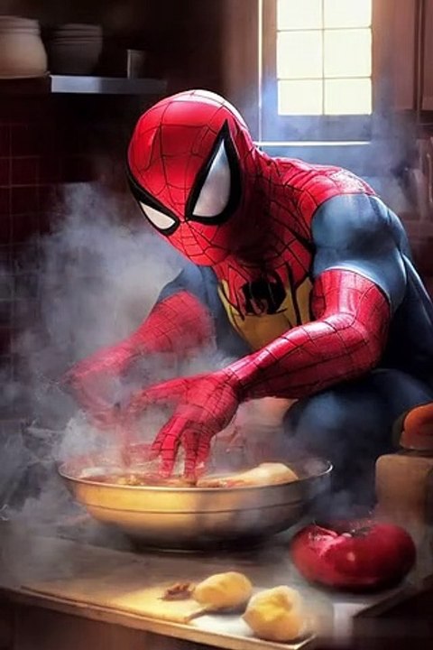 Spiderman cooking - video Dailymotion