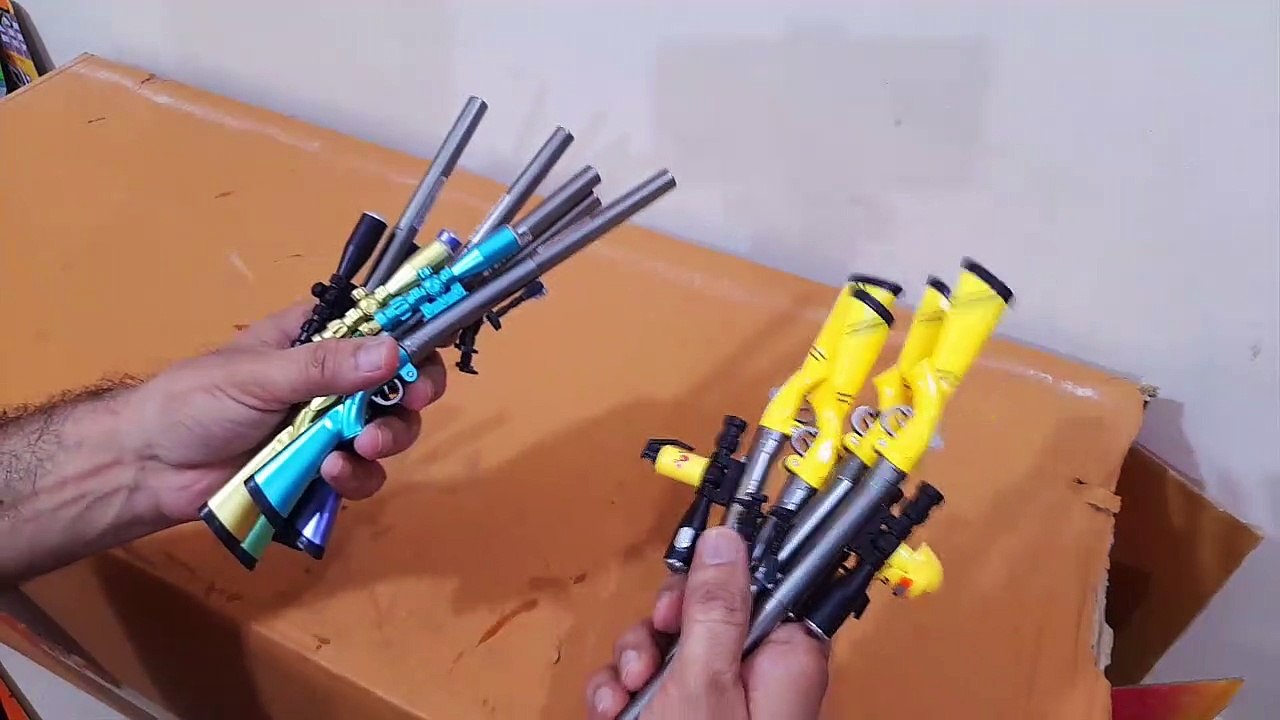 Unboxing and Review of Game Gun Pens Sniper Rifle Gel Pen Neutral Pen 0 ...