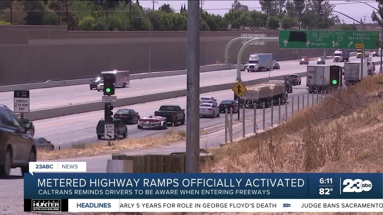 CalTrans activates meters on 7 freeway on-ramps in Bakersfield - video ...