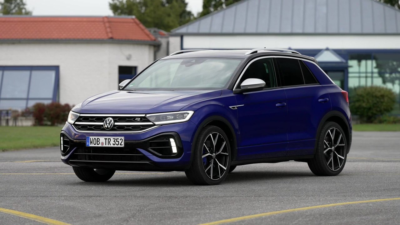 Volkswagen T-Roc R Exterior Design in Lapiz Blue - video Dailymotion