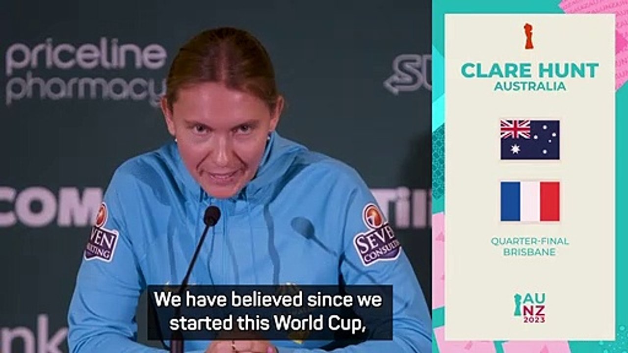 Australia can win this World Cup - Clare Hunt - video Dailymotion