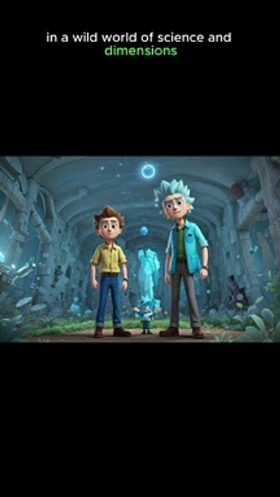 Rick and Morty eccentric scientist and his good-hearted Grandson kids ...