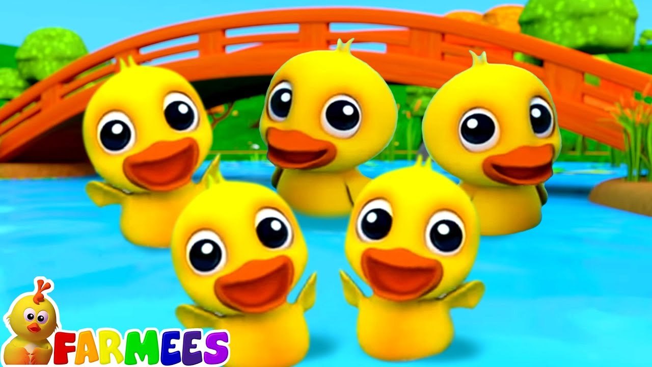 Five Little Ducks - More Nursery Rhymes & Kids Songs By Farmees - video ...