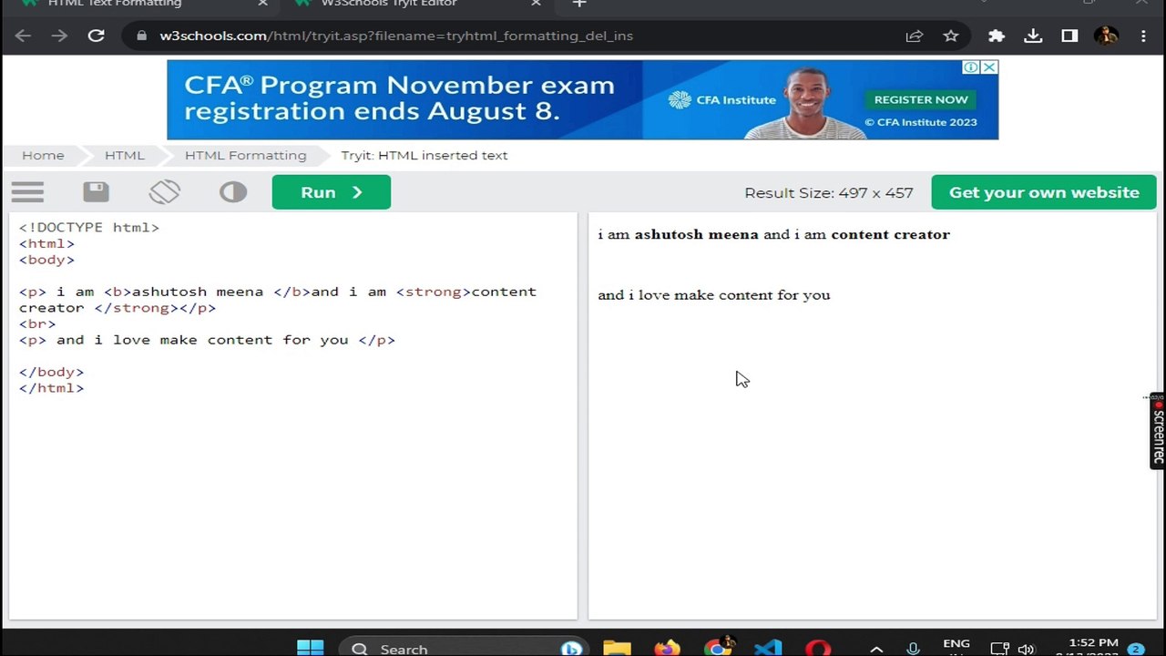 HTML5 and CSS3 tutorial in Hindi - HTML formatting tags in Hindi - video Dailymotion