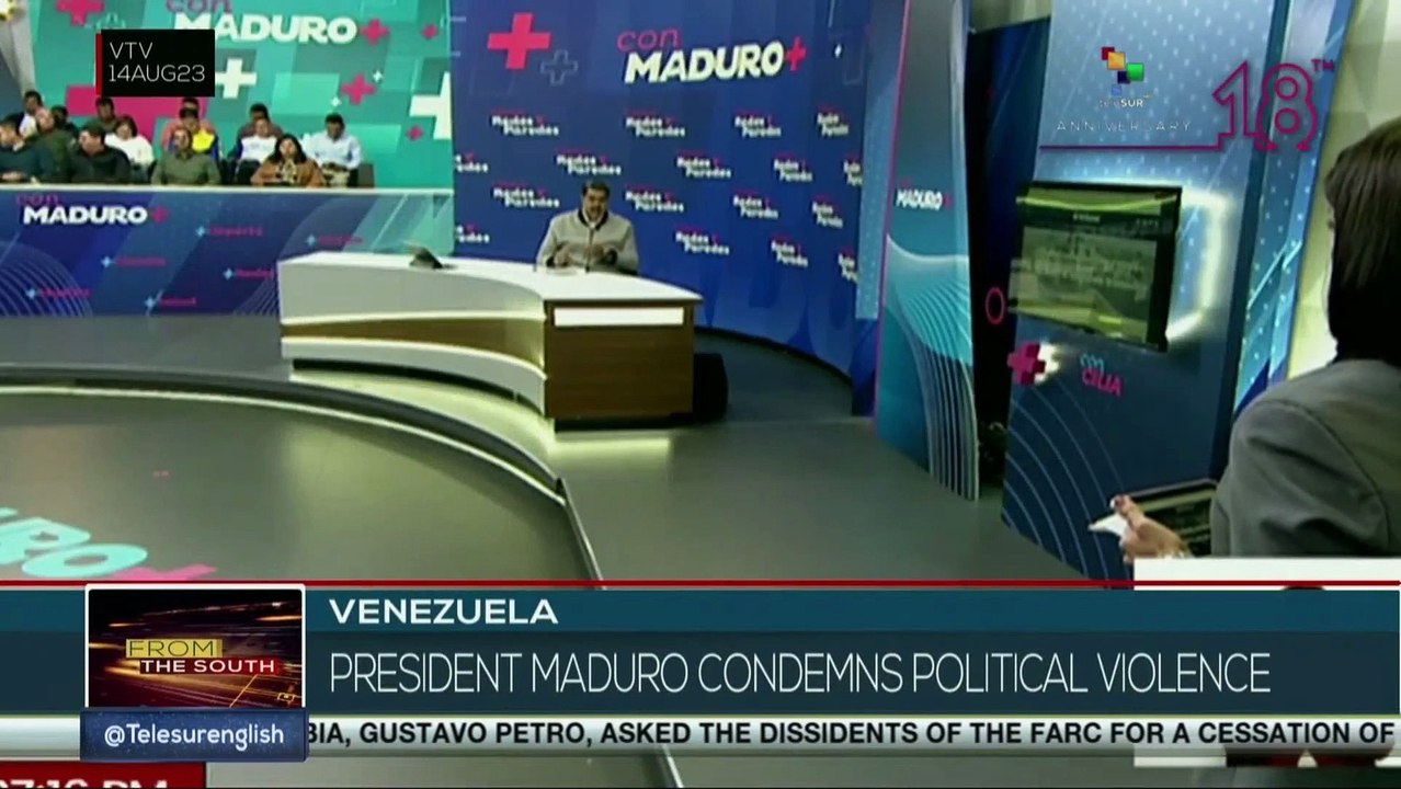 Venezuelan President condemns political violence in all its forms ...