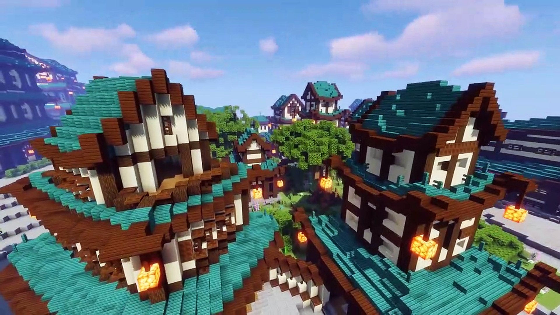 Minecraft Japanese Town