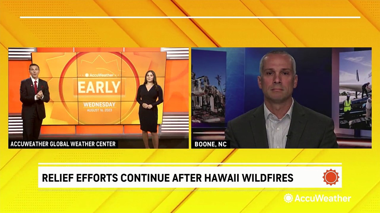 Samaritan's Purse providing relief for Hawaii wildfire victims - video ...