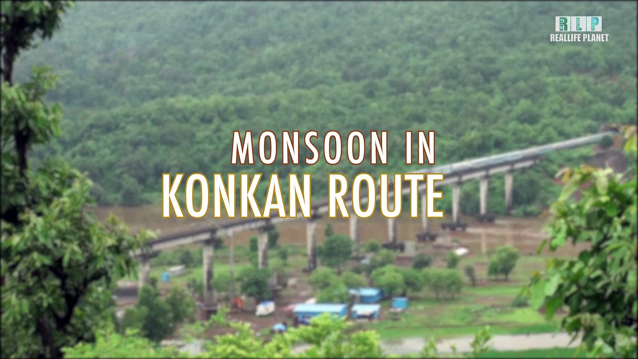 Konkan Route Journey By Train in Monsoon - video Dailymotion