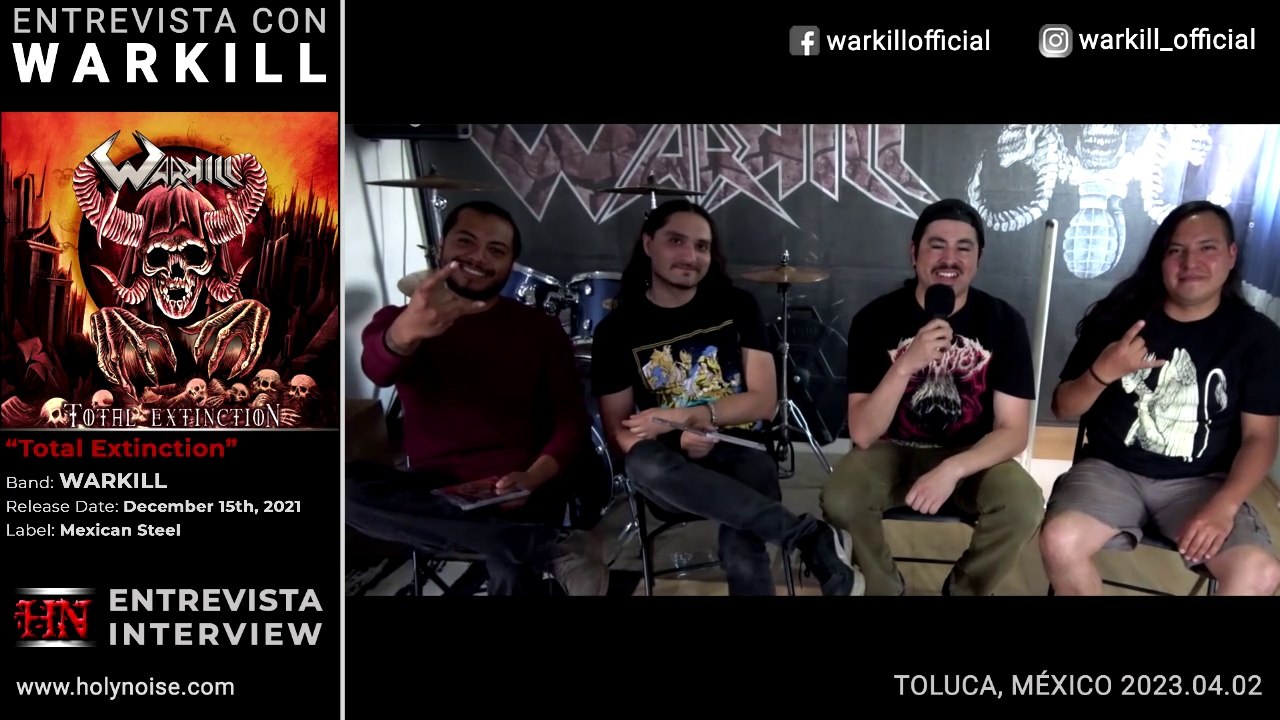 🔴 Entrevista con WARKILL #2023 #ThrashMetal desde #Toluca #México @warkillband1870 # ...