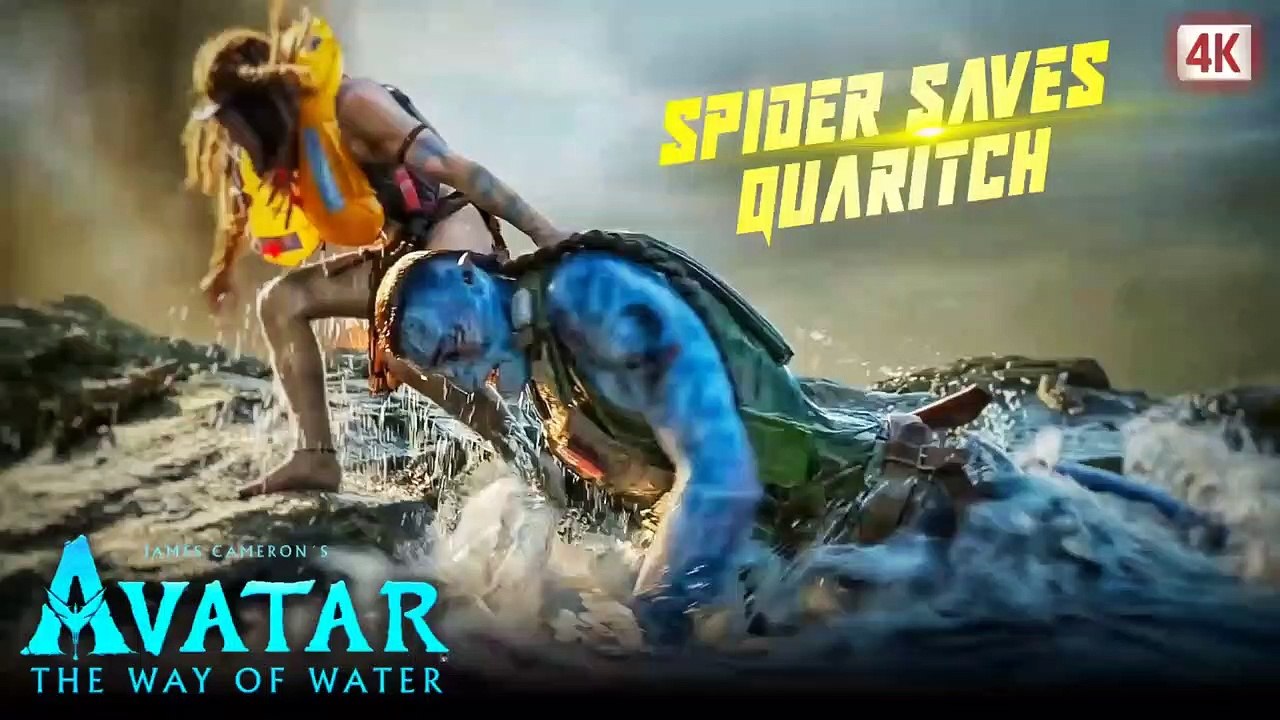 Avatar 2 - Spider Saves Quaritch From Dying - video Dailymotion